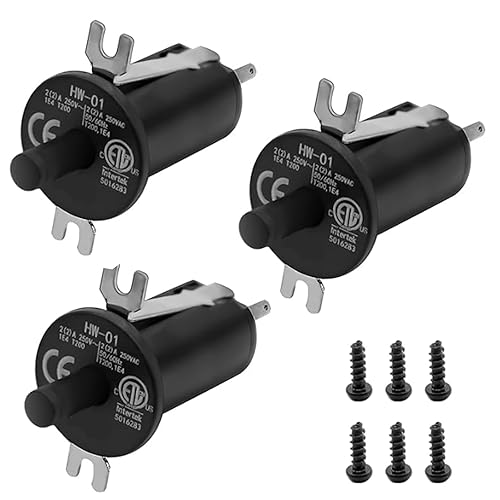 3 PCS Hopper Lid/Door Switch Kit Replacement with 6 Mounting Screws for ...