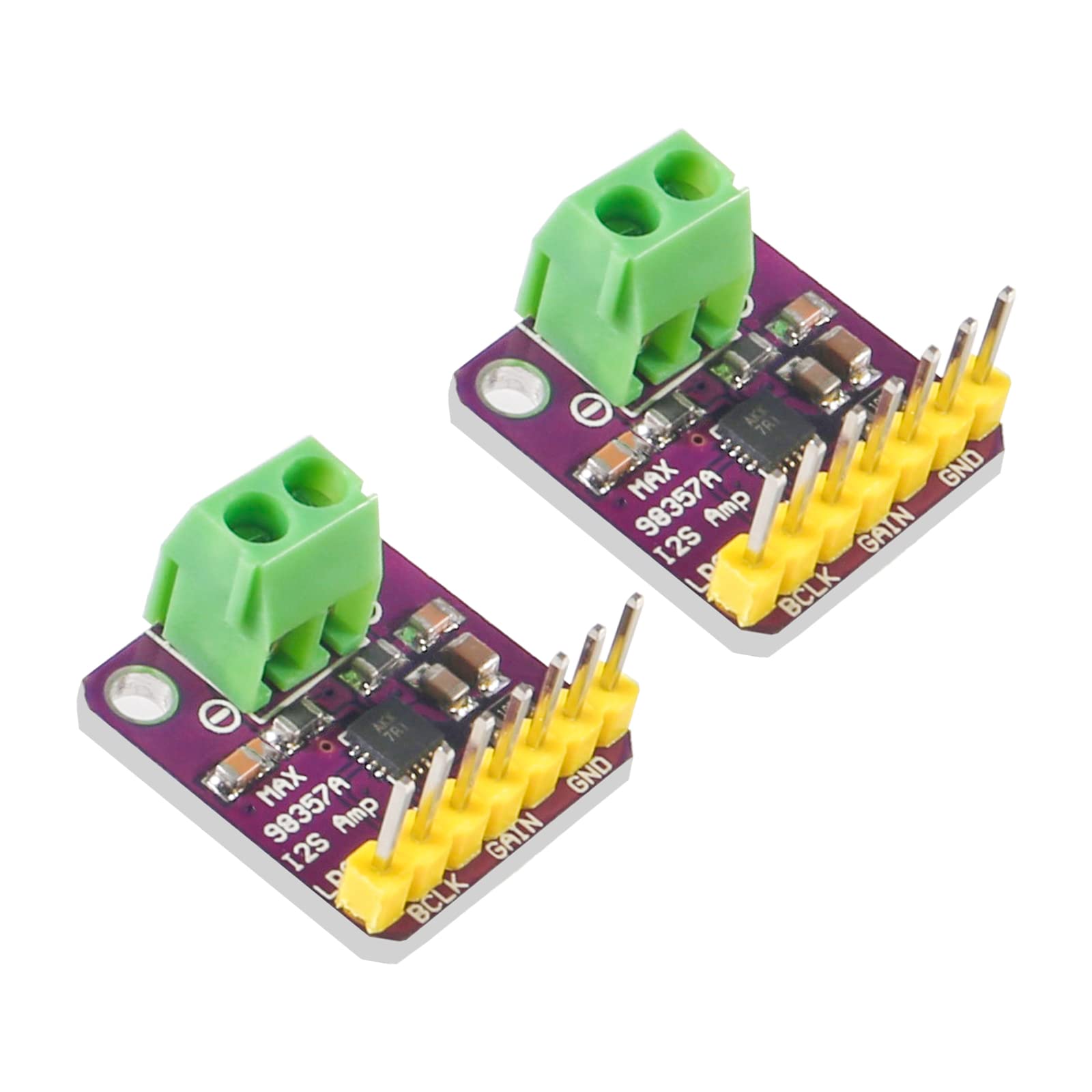 Mua 2PCS MAX98357 I2S Audio Amplifier Module, I2S 3W Class D Filterless ...