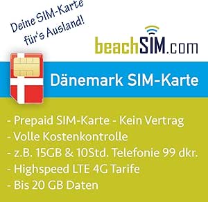 Amazon.com: Lebara SIM Card (Denmark) : Cell Phones & Accessories