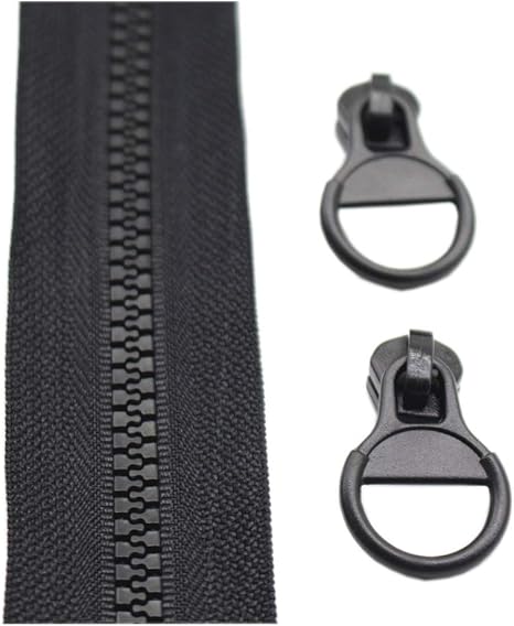 YaHoGa #20 Super Large Plastic Zipper Grey Huge Zipper Heavy Duty ...