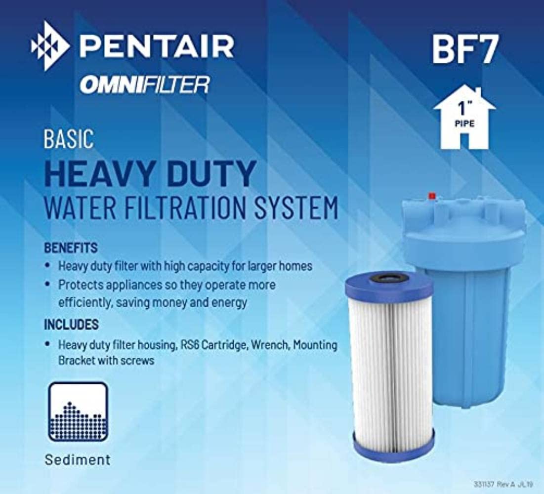 Mua Pentair OMNIFilter BF7 Water Filtration System, 10" Basic Whole House Heavy Duty Filtration ...