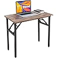 Amazon.com: Need Small Desk 31 1/2" No Assembly Foldable Writing Table ...