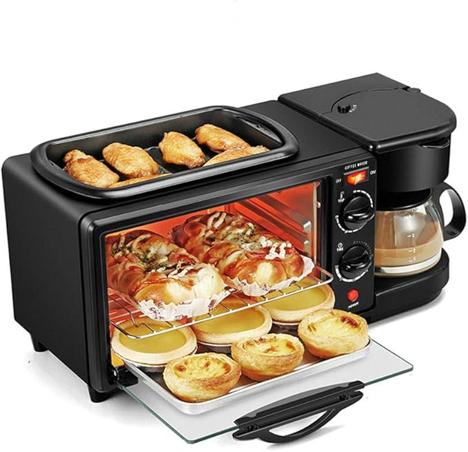 Amazon.com: 3‑in‑1 Breakfast Machine, Multifunction Oven Breakfast ...