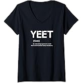 Amazon.com: Cool Yeet Definition Meme Slang Boys Girls Teens T-Shirt ...