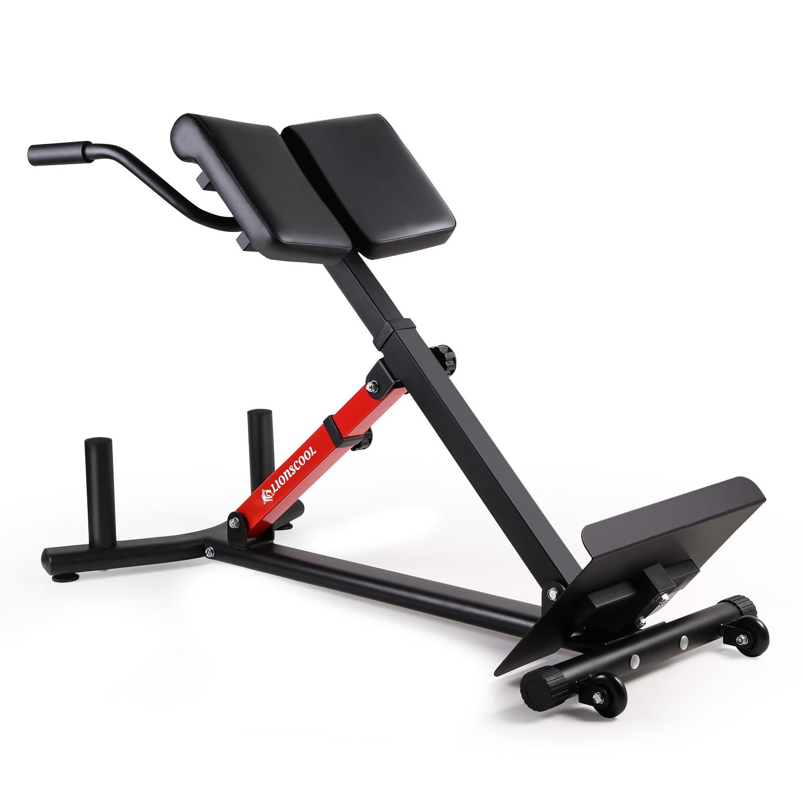 LIONSCOOL Heavy-Duty Adjustable Roman Chair(350LB Weight Capacity ...