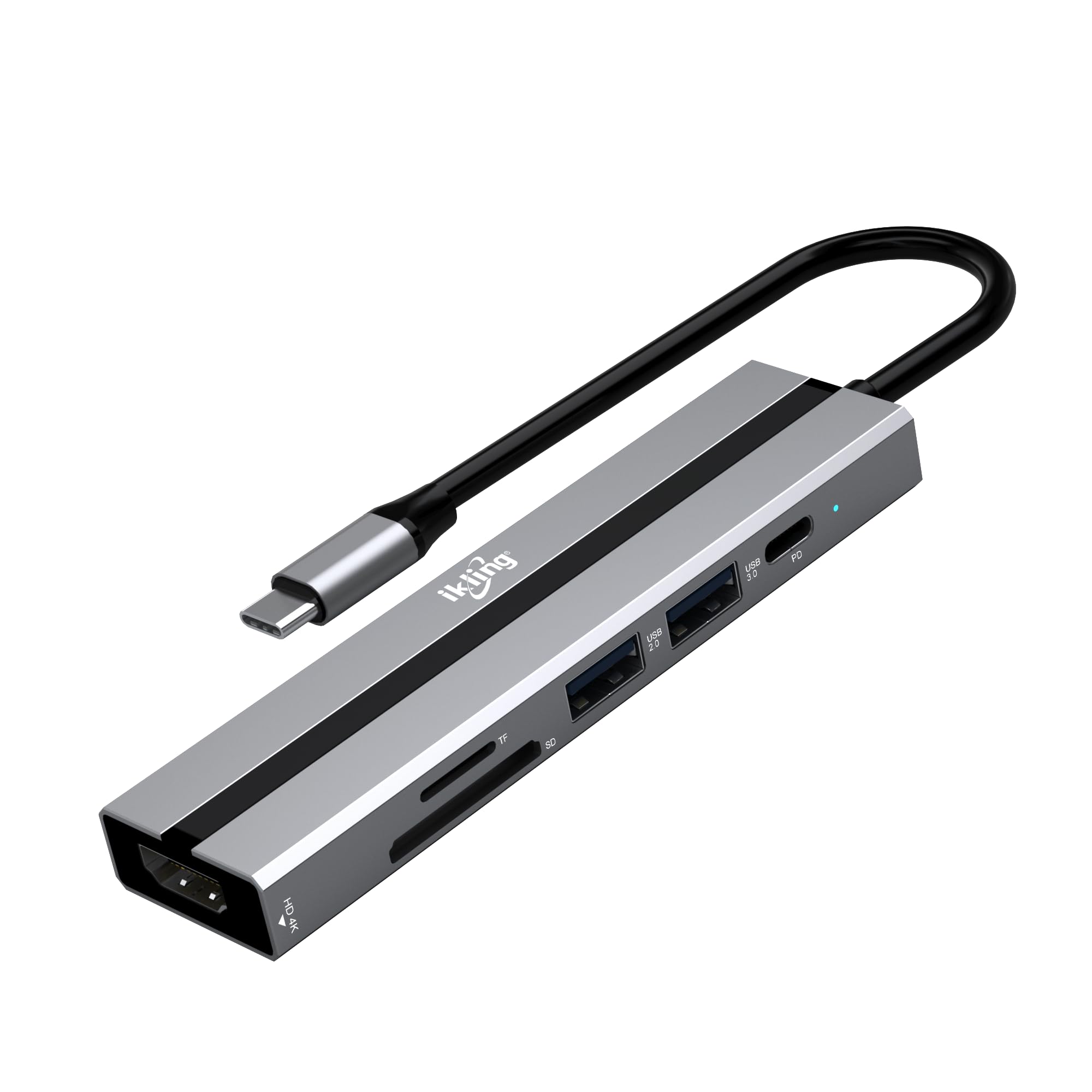 Mua USB c Hub, 6-in-1 with 4K HDMI, 100W PD, 2 USB-A Data Ports and SD ...