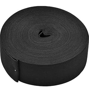 Amazon.com: eBoot Black Elastic Spool (1.5 Inch x 11 Yard)