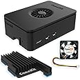 Amazon.com: CanaKit Pi 5 Case for Raspberry Pi 5 with MEGA Heat Sink and Active Cooling ...