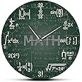 Amazon.com: Timethink 12 Inch Green Math Wall Clock, Novelty Unique ...