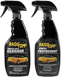 Amazon.com: Raggtopp Convertible Top Vinyl Cleaner & Protectant Kit 16 ...