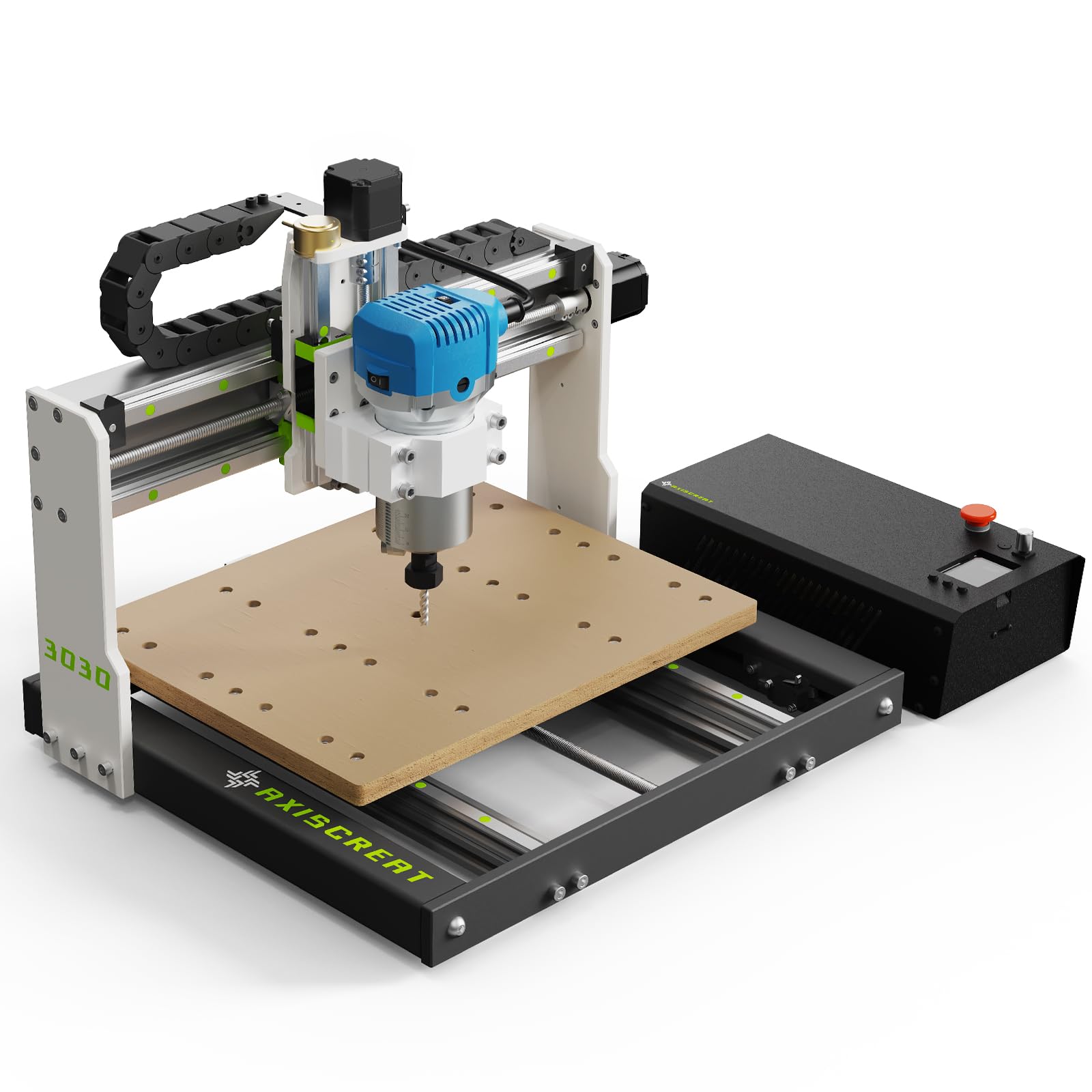 Axiscreat CNC Router Machine 3030, 710W Power Trimmer Router, Linear ...
