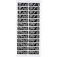 Amazon.com: 10-260lbs/4.5-117kg Weight Stack Labels Custom Weight Plate ...
