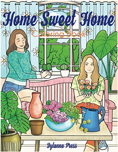 Amazon.com: Home Sweet Home Coloring Book: A Cozy Coloring Book for ...