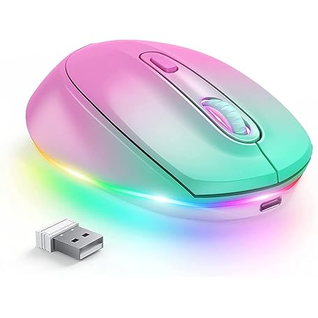 Mua seenda Wireless Mouse, Rechargeable Light Up Mouse for Laptop ...