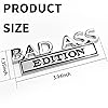 2PCS Car Bad Ass Edition Emblem, Car Exterior Emblems Badge 3D Sticker ...