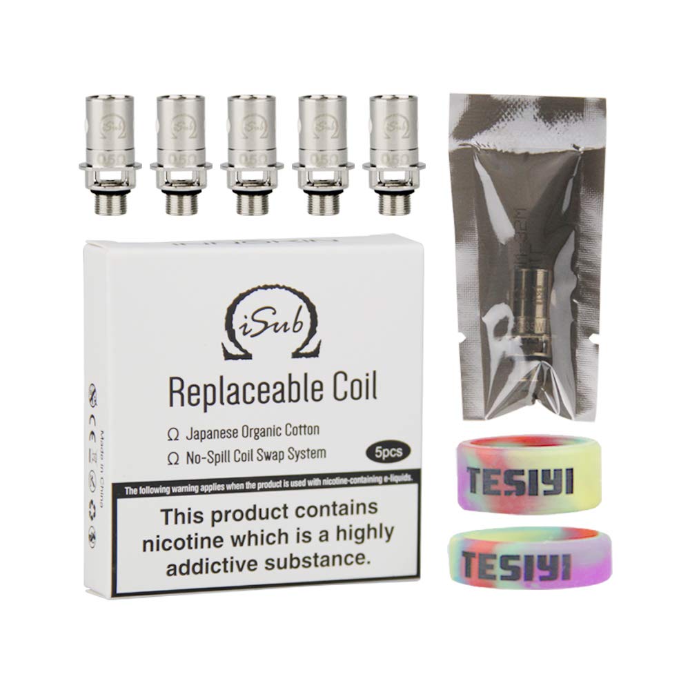 INNOKIN iSub Replaceable Coil 0.5ohm for iSub G S V Apex Mini VE Tank ...