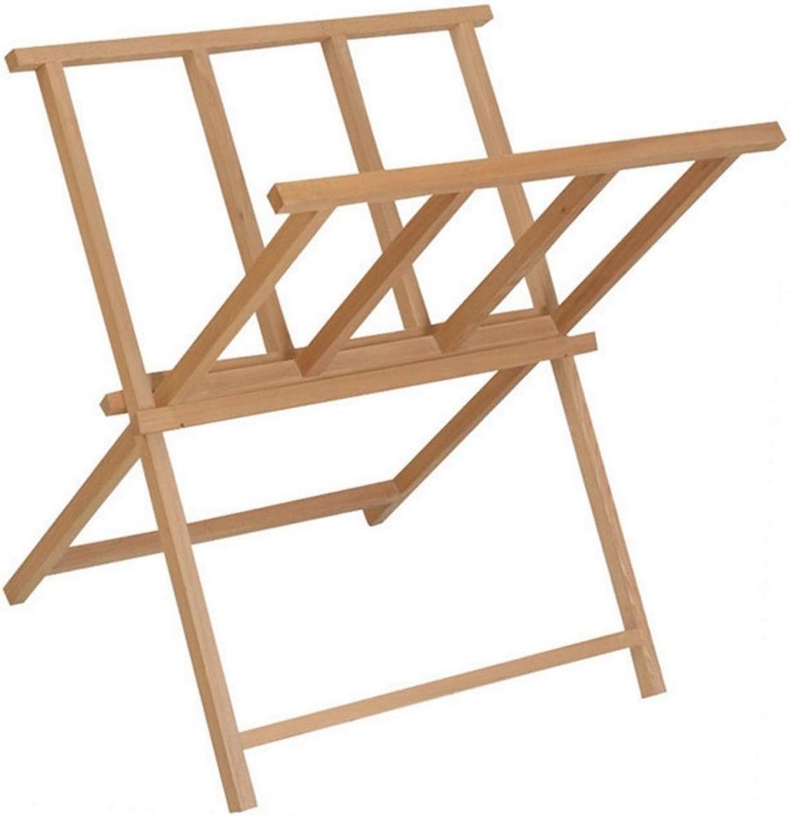 Beechwood Print Storage Rack Wooden Artwork Display Browser Stand ...