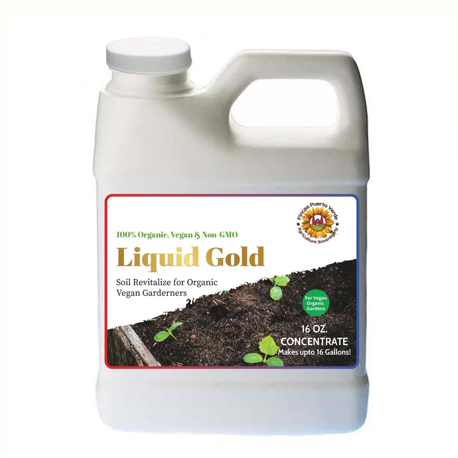 Liquid Gold - Organic 100% Vegan Non-GMO Liquid Compost - Soil ...