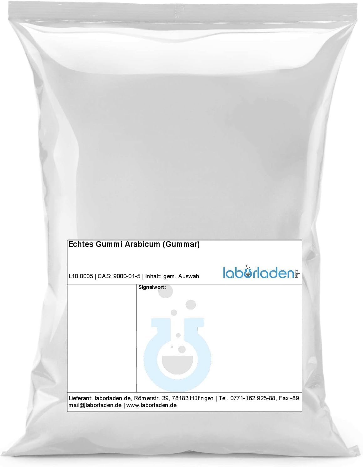 500g Gummi Arabcium, feines Pulver (Gummar, für Labor, Werkstatt ...