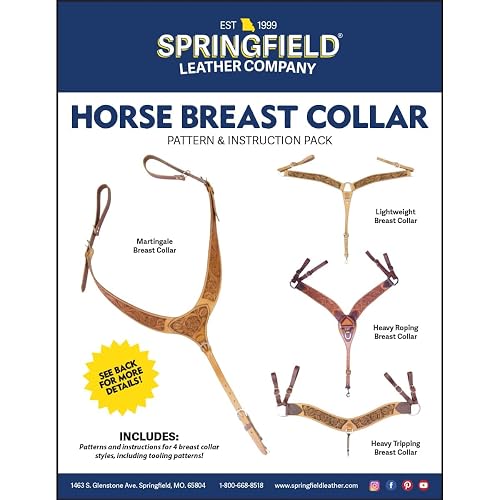 SLC Horse Breast Collar Pattern Pack, Sewing Pattern with Instructions ...