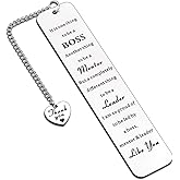 Amazon.com: Boss Day Gifts for Women Great Leaders Bookmark for Men ...