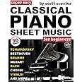Super Easy Classical Piano Sheet Music for Beginners: 30 Piano Classics ...