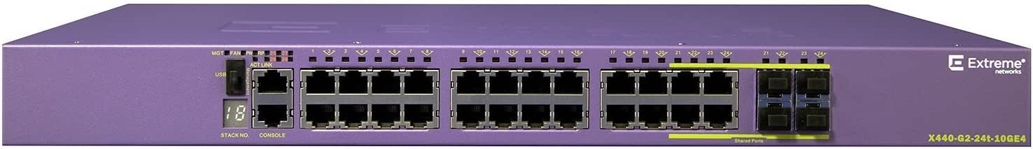 Extreme Networks ExtremeSwitching X440-G2 X440-G2-24t-10GE4 - Switch ...