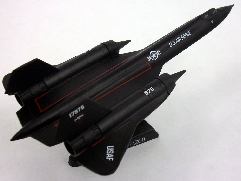 Buy Lockheed SR-71 Blackbird Plane 1/200 Scale Diecast Metal Model ...