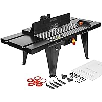 XtremepowerUS Deluxe Bench Top Aluminum Electric Router Table Wood ...
