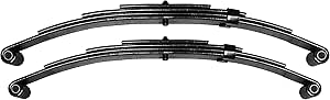 Amazon.com: M-Parts Pair of SW4B Trailer Spring - 25-1/4" Double Eye 4 ...