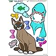 Amazon.com: Cat with Shark Costume Dress-Up - Burmese Siamese Snowshoe ...
