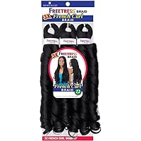 Amazon.com : FREETRESS BRAIDS 3X French Curl Braid 22'' (3 Pack, 2 ...