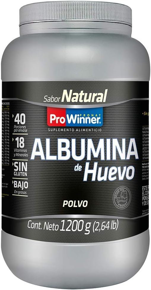 ALBUMINA DE HUEVO NATURAL 1200 G: Amazon.com.mx: Salud y Cuidado Personal