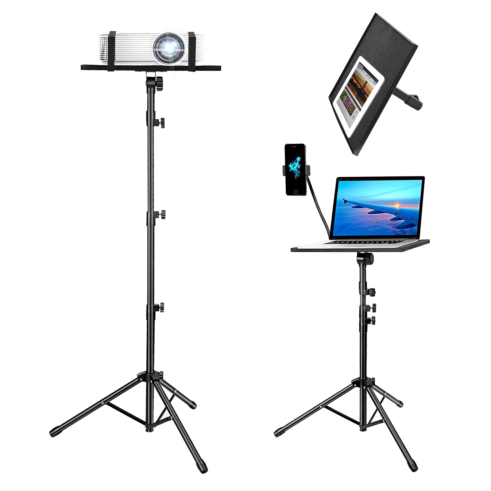 Kereal Laptop Projector Tripod Stand, Universal Portable Floor Holder ...