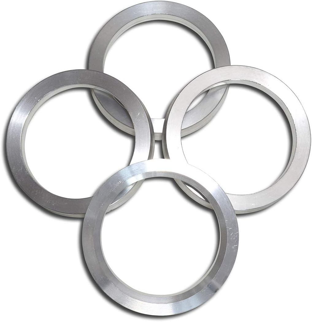 Amazon.com: GSMOTOR 57.1 to 72.6 Hub Rings, Aluminum Hubcentric Rings ...