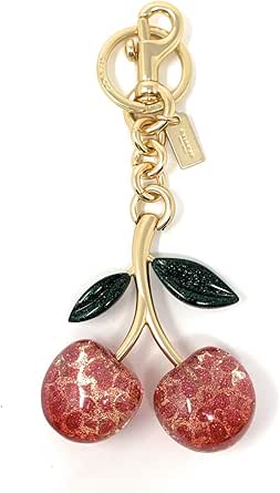 COACH Signature Cherry Bag Charm Pink Multicolor 88547 at Amazon Women ...