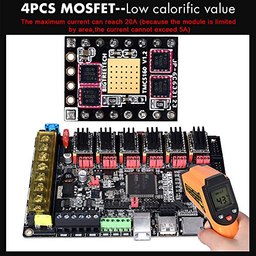 BIGTREETECH DIRECT TMC5160 V1.2 SPI Stepper Motor Driver 4.4A High ...