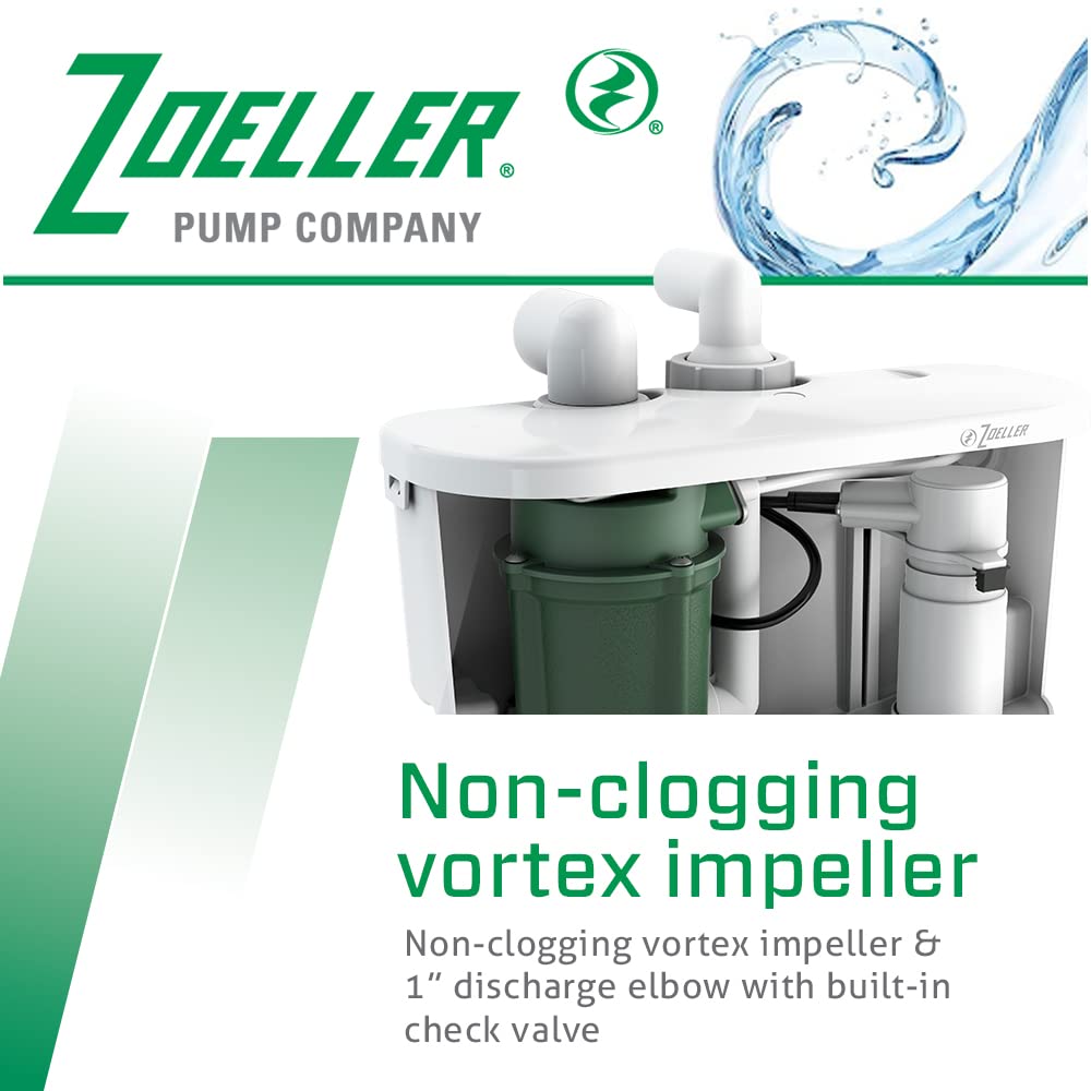 Mua Zoeller Qwik Jon Premier Uplush Grinder Toilet System with ADA ...