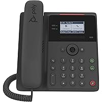 Amazon.com : Poly - Edge B10 IP Desk Phone with Power Adapter (Polycom ...