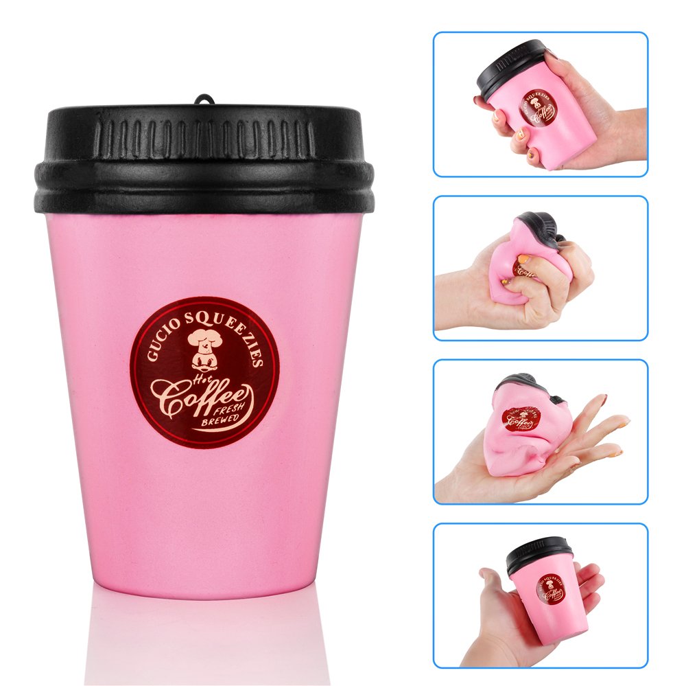 Buy Lavince Kawaii Jumbo Squishies Coffee Cup Super Slow Rising Squishy ...
