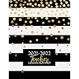 Amazon.com: Teacher Lesson Planner: Weekly and Monthly Calendar Agenda ...