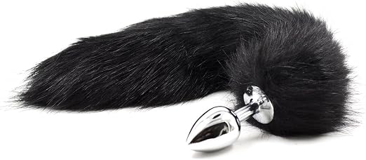Fox Tail Plug Women Cosplay Costume Accessories Black Uk
