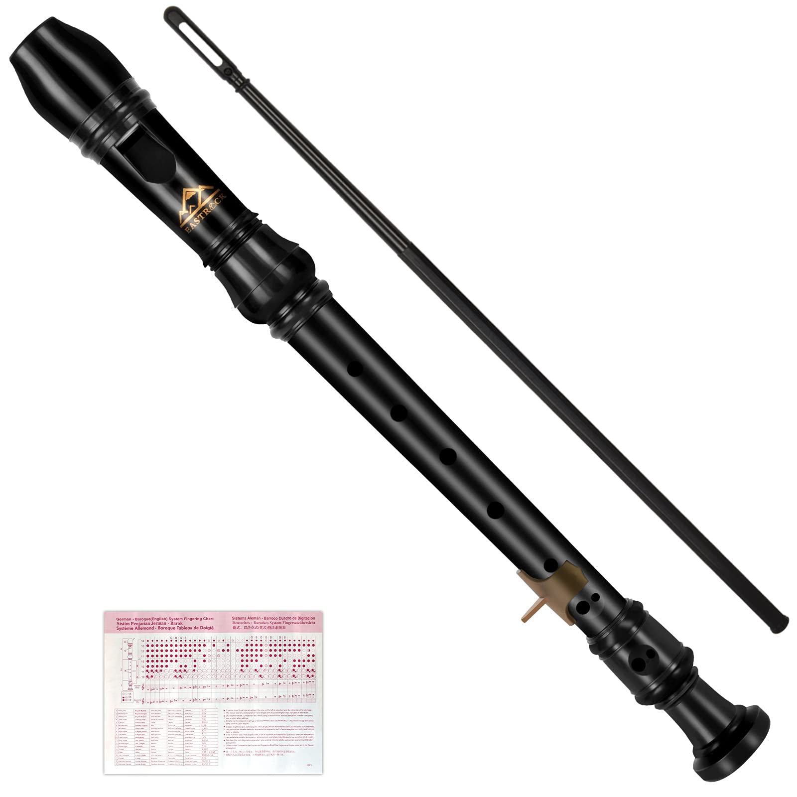 Mua Eastrock Soprano Recorder, Recorder Instrument German Style C Key 3 ...