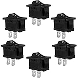 5Pcs On/Off Boat Rocker Switch 5Pcs 2 Pin Position Snap 12V 110V 250V ...