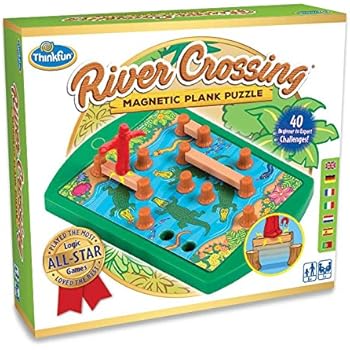 Amazon.com: ThinkFun River Crossing Logic Puzzle, Multicolor: Toys & Games