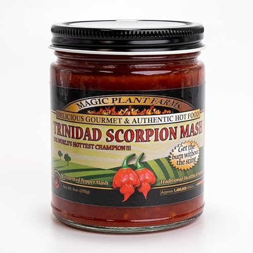 Extremely Hot Trinidad Scorpion Pepper Butch T Mash by Magic Plant - (9 ...