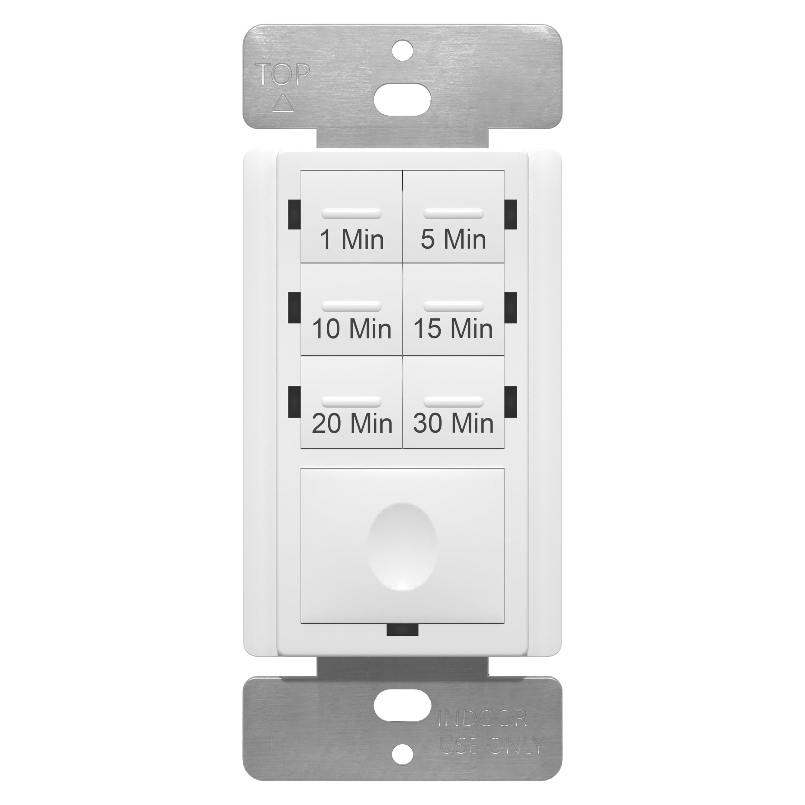 ENERLITES 30-Minute No Neutral Wire Countdown Timer Switch, 1-5-10-15 ...