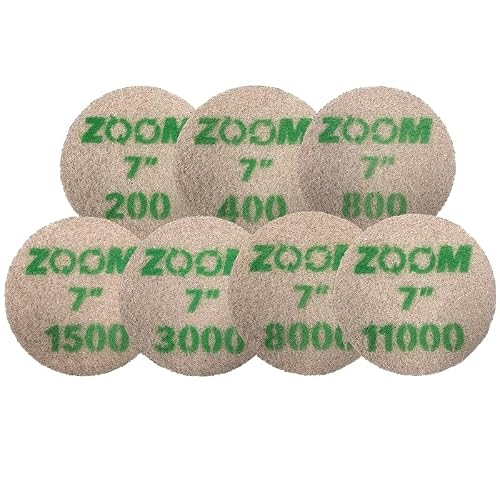 Stone Pro 7" Zoom Pad Kit in Dubai - UAE | Whizz Floor Machine Pads