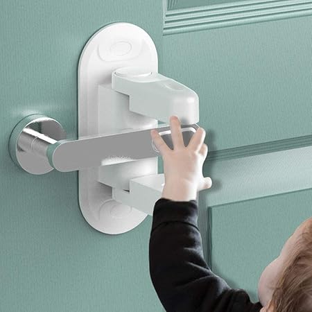[2 Pack-Upgrade] BOODON Door Lever Locks Child Safety,Childproof Door ...
