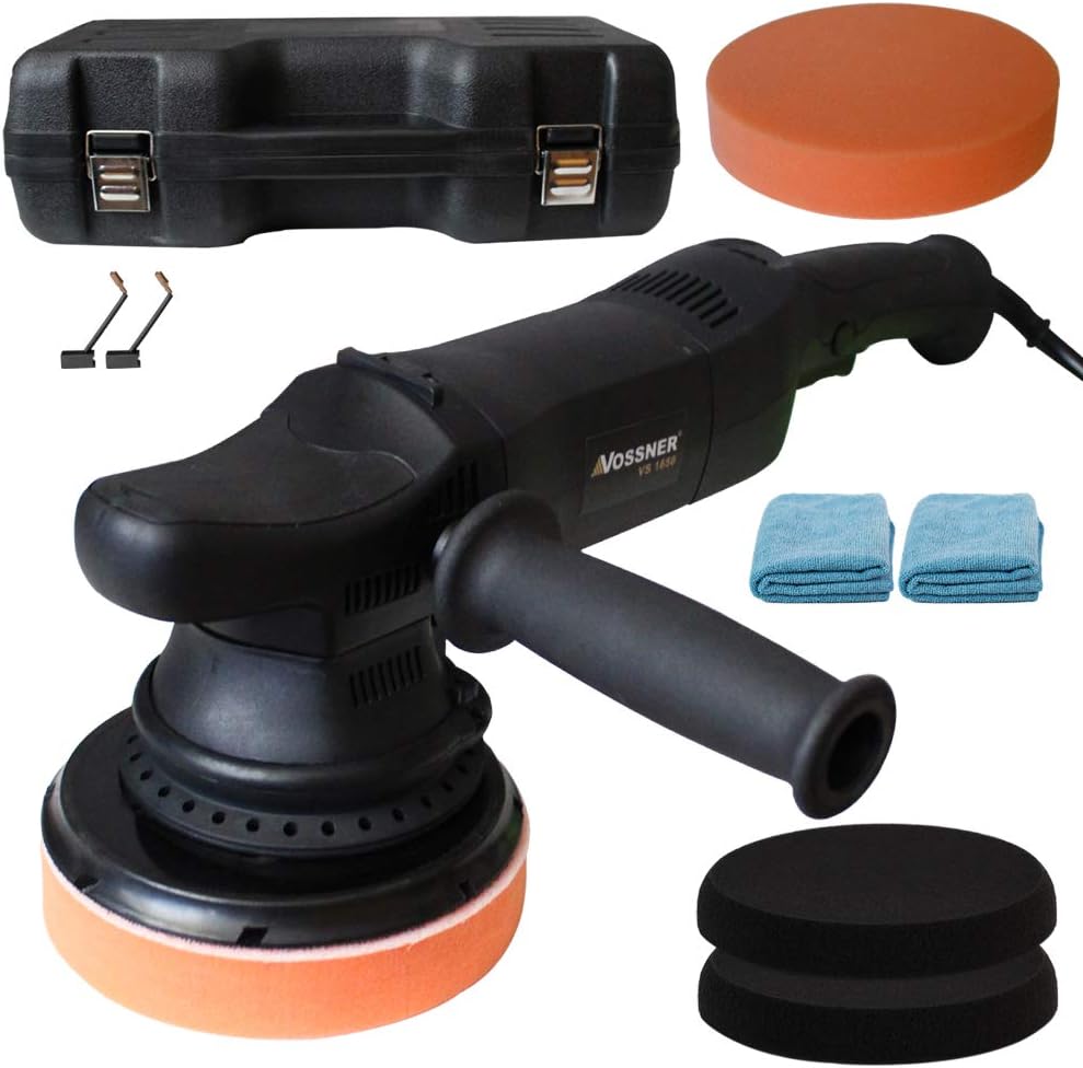 Vossner® Exzenter Poliermaschine 21mm Hub Profi Auto Polierer VS1650 ...